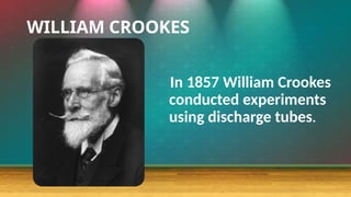 discharge tube experiments from structure of atom | PPTX