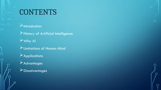 Unit 1 of artificial intelligence and its introduction | PPTX