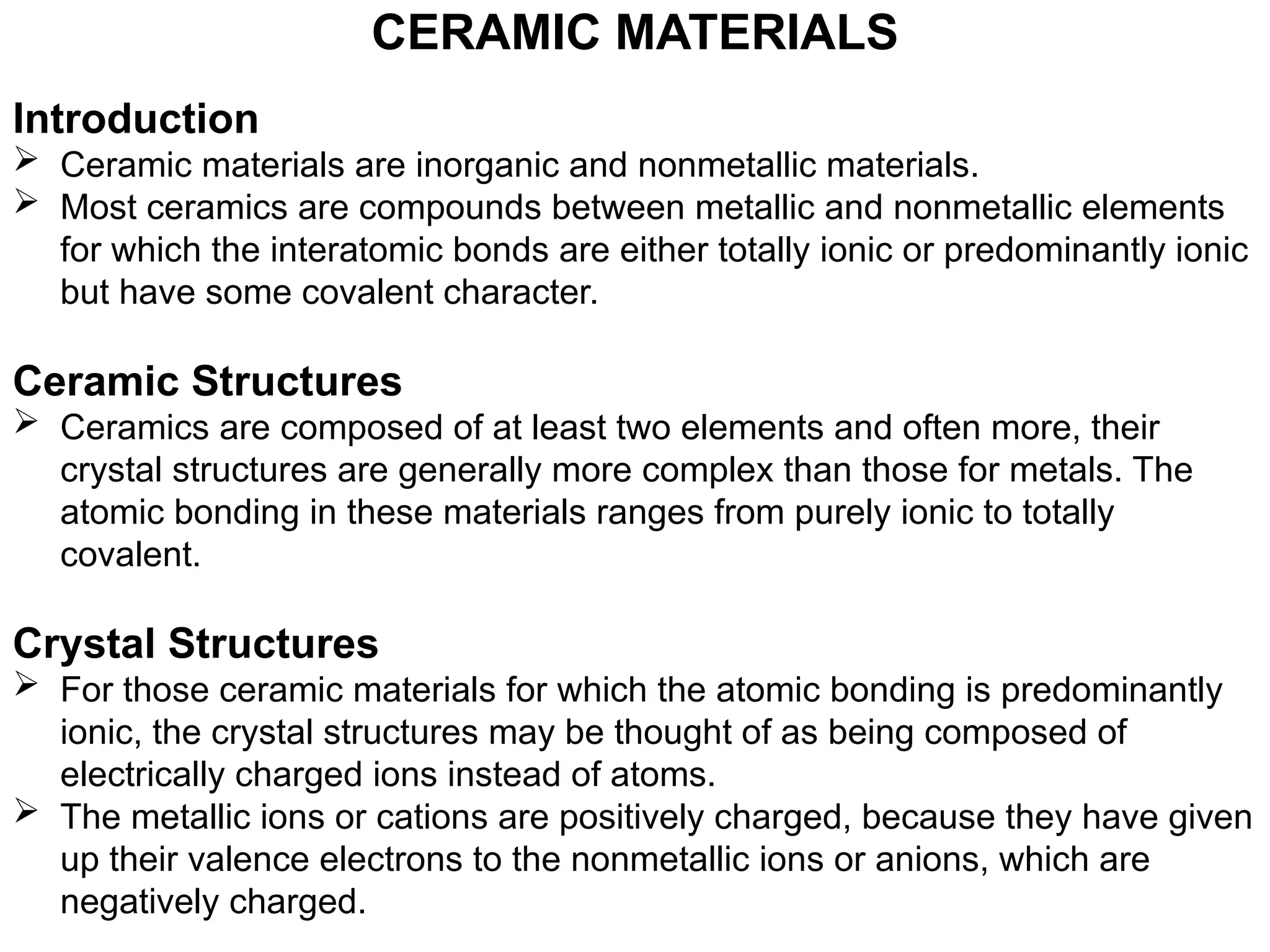 Ceramics: Properties, Fabrication and Applications | PPTX