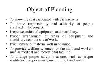 UNIT 1.pptx CONSTRUCTION PLANNING Basic concepts in the development of ...