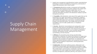 Introduction to blockchain technology and its applications | PPTX