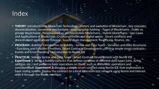 Introduction to blockchain technology and its applications | PPTX