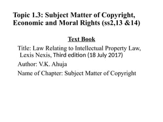 Intellectual property rights presentation | PPT