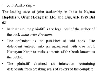 Intellectual property rights presentation | PPTX