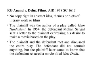 Intellectual property rights presentation | PPTX