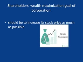 Unit 1 Introduction to corporate finance | PPTX