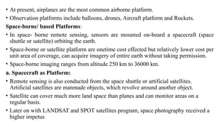 Unit - I Components of Remote sensing | PPT