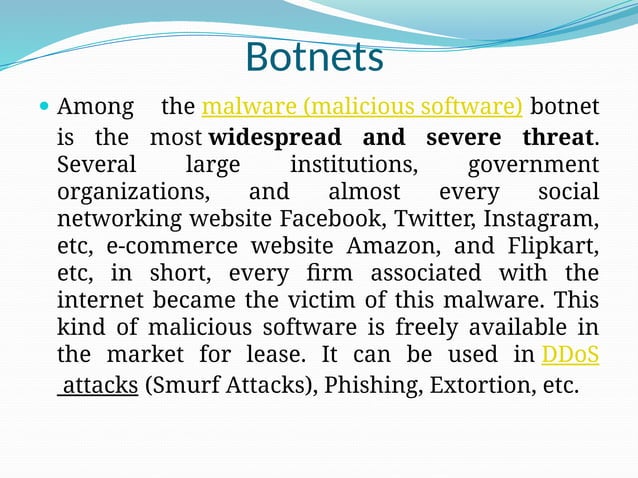 unit cyber security BOTNETS Documents.pptx
