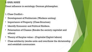 Social Thought Theories (Marx, Weber and Durkheim) | PPTX