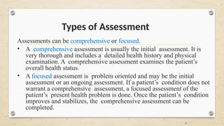 Introduction to Health Assessments of health | PPTX
