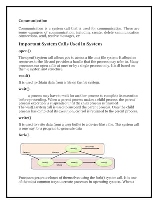 A brief introduction about an operating system and its architecture | PDF