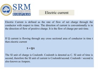 Concept of electric current (conduction and displacement current and ...