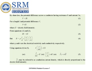 Concept of electric current (conduction and displacement current and ...