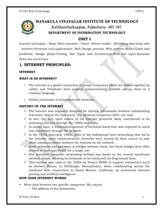 web technology web concepts client server model Unit 1.doc