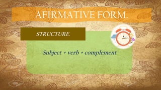UNIT1 PRESDEN TENSE GRAMMAR DIMENSIONS IN ENGLISH FOREVER IN LEVELS | PDF