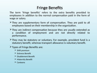 Compensation Management and reward management | PPTX