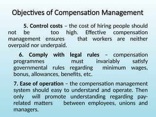 Compensation Management and reward management | PPT