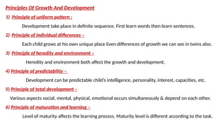 Unit 1.2 Growth and Development of the learner | PPTX