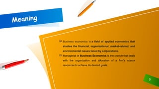 Economics Concept- Principles of Economics | PPTX
