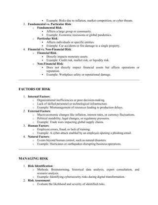 Introduction to Risk and Uncertainty in Insurance | PDF
