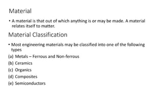 principle of different material processes | PPTX