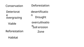 unit 1.pptx lesson plan about desertification | PPT
