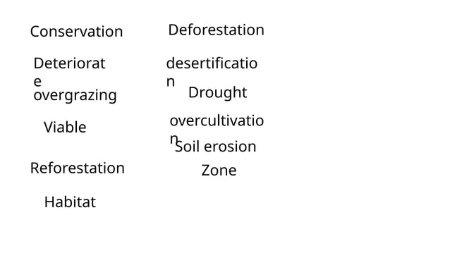 unit 1.pptx lesson plan about desertification | PPT