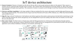IoT Introduction with specific examples | PPTX