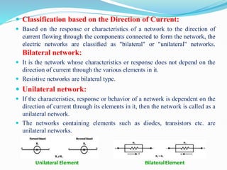 Types of network, mesh and nodal analysis | PDF