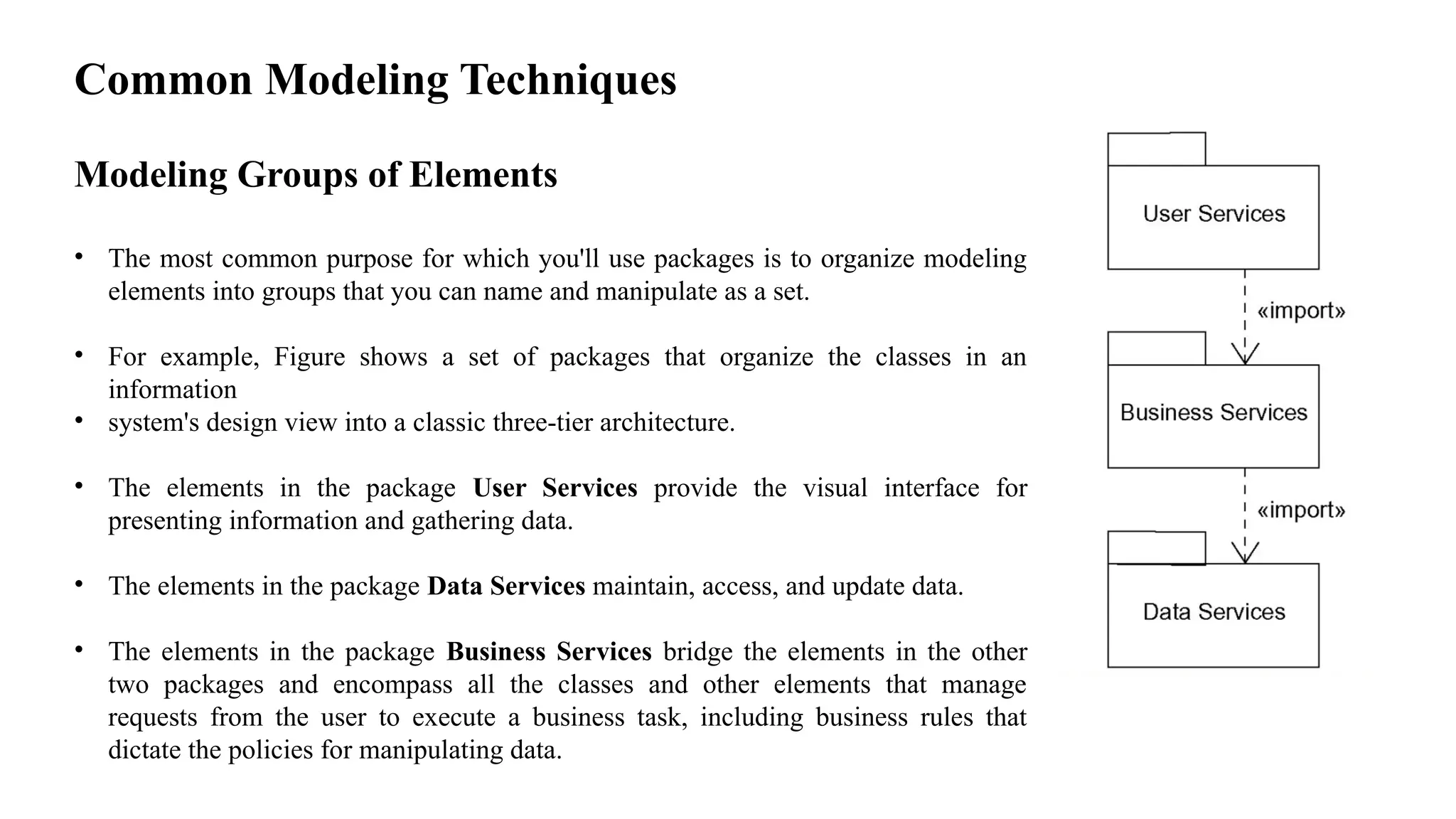 Package diagram in UML (Object Oriented System Development) | PPTX