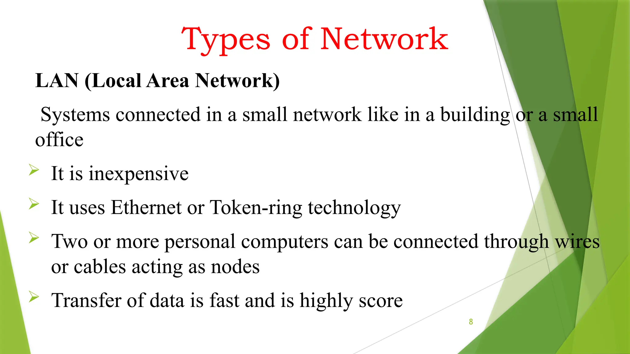 Computer Networks Unit 1 Network Types, LAN, MAN, WAN, Network ...
