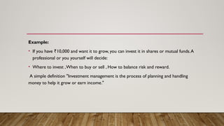 Introduction of investment Management .pptx