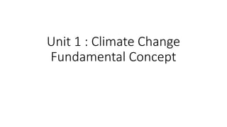 IOF Forestry Climate Change Fundamental Concept by Rabindra | PPTX