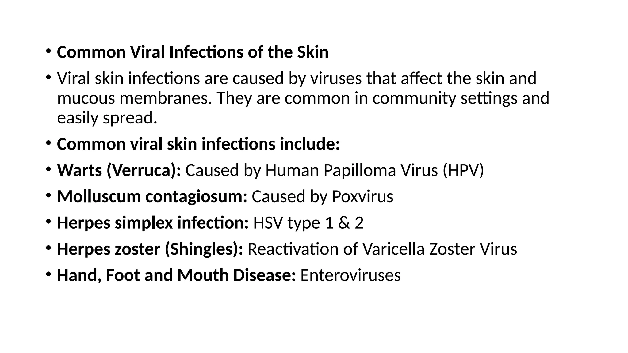 Unit 1.4 and 1.5 Viral Infections of skin & Parasitic infections of.pptx