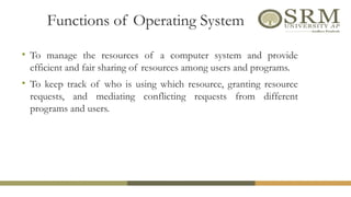 Fundamentals of Operating Systems and Process Management | PPTX