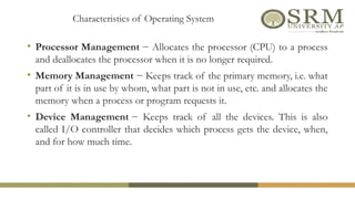 Fundamentals of Operating Systems and Process Management | PPTX