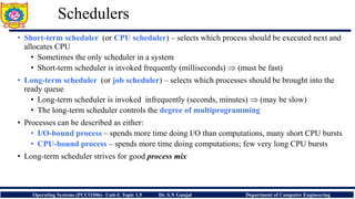 Process Scheduling Scheduling Queue, Types of Sheduler | PDF