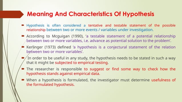 research methodology , Hypothesis.pptx