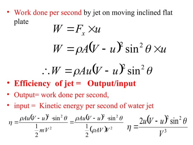 Impact of Jet. Impulse momentum principle and its application to fixed ...