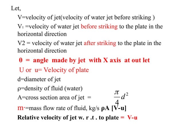 Impact of Jet. Impulse momentum principle and its application to fixed ...