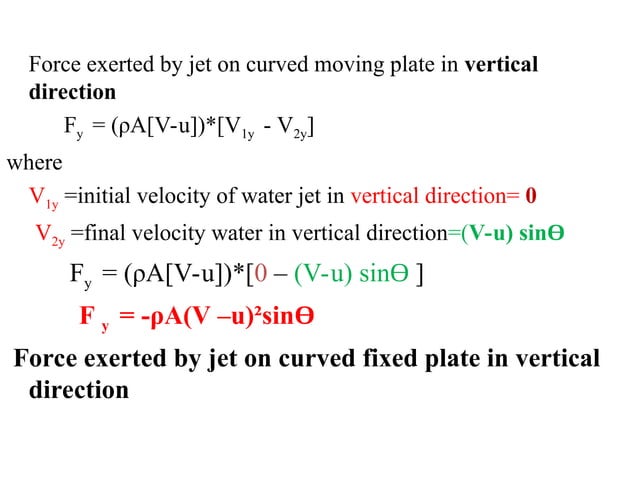 Impact of Jet. Impulse momentum principle and its application to fixed ...