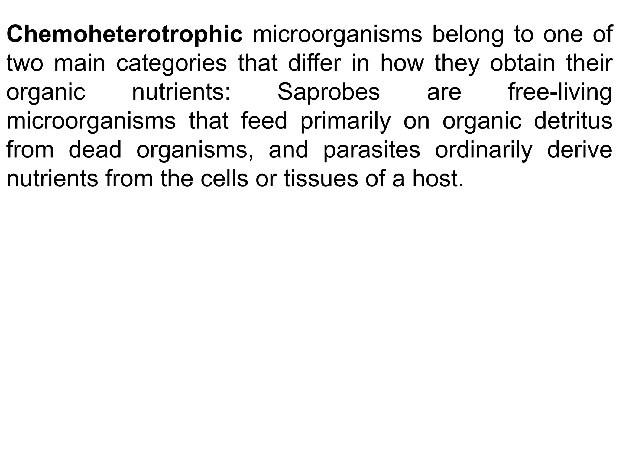 Nutritional classification of microorganisms | PPT