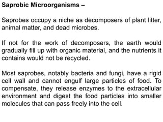 Nutritional classification of microorganisms | PPT