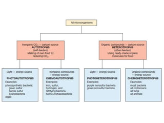 Nutritional classification of microorganisms | PPT