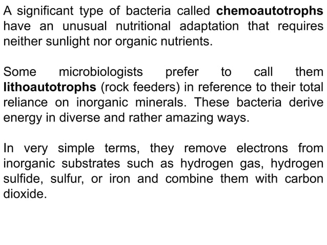Nutritional classification of microorganisms | PPT | Chemistry | Science