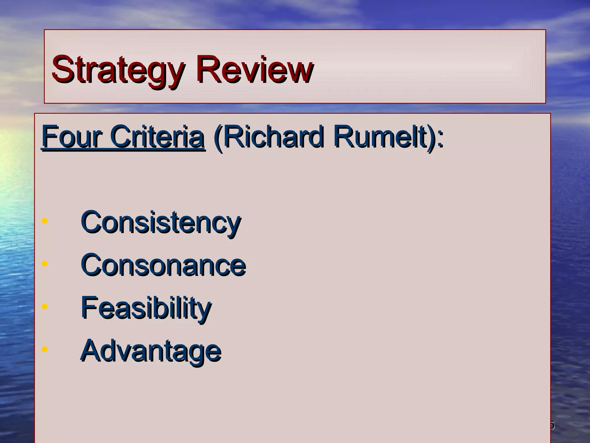 Unit 1 3 strategy evaluation | PPT