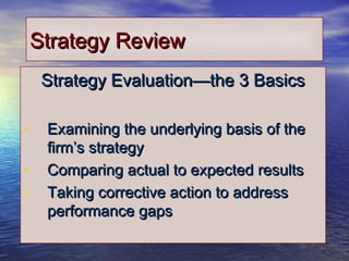 Unit 1 3 strategy evaluation | PPT