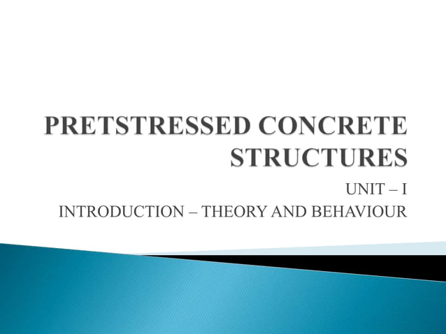 Unit 1 anchorage systems | PPTX