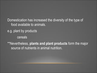 Unit 1 animal nutrition | PPT