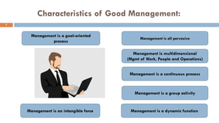 Unit 1- Basics of Management Cha. of Magmt | PDF